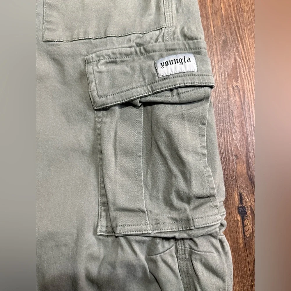 YoungLA | Pants | Youngla Mens Convoy Green Cargo Pants Size 38 Long ...